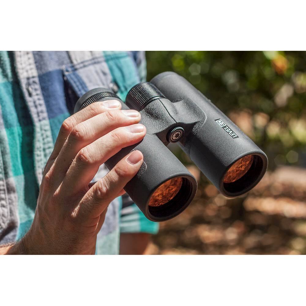 Best Buy: Barska Level ED 10 x 42 Water-Resistant Binoculars Black ...