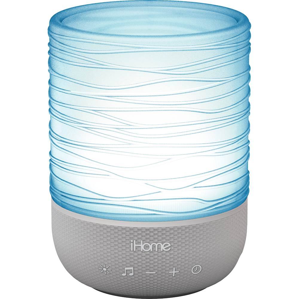 Best Buy: iHome Zenergy Meditative Sound & Light Therapy Candle Gray ...