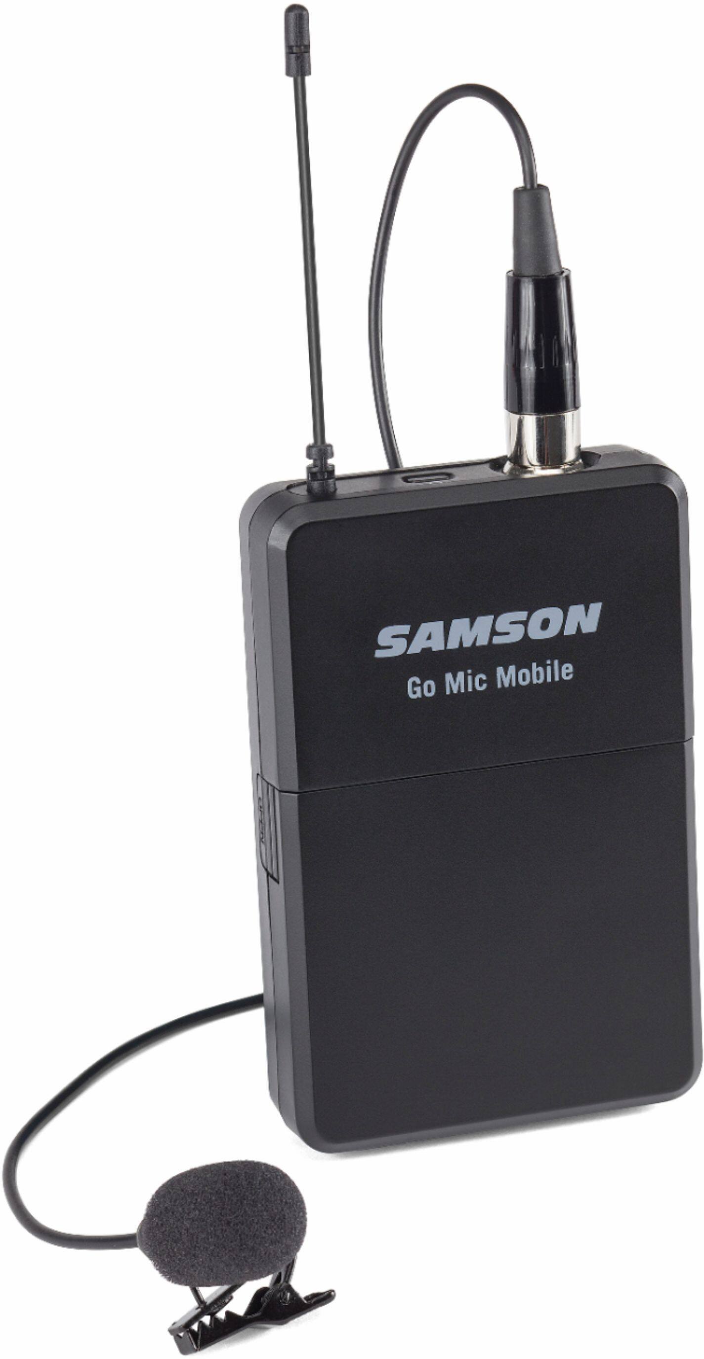 Samson Go Mic Mobile Lavalier Wireless Microphone System Black ...