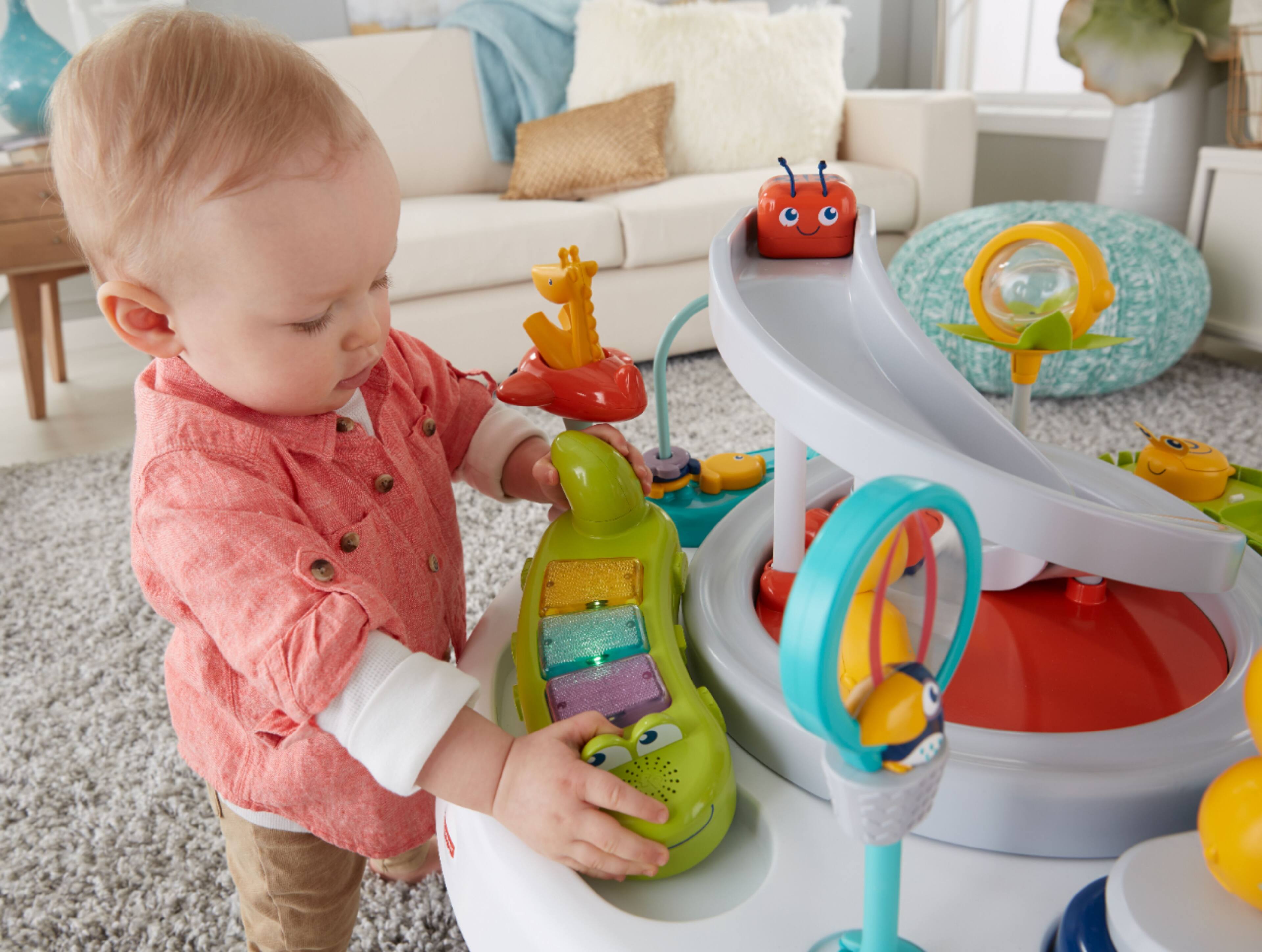 Fisher Price 2 in 1 Baby Activity Center And Toddler Activity White Fisher Price 2 in 1 Baby Activity Center And Toddler Activity White