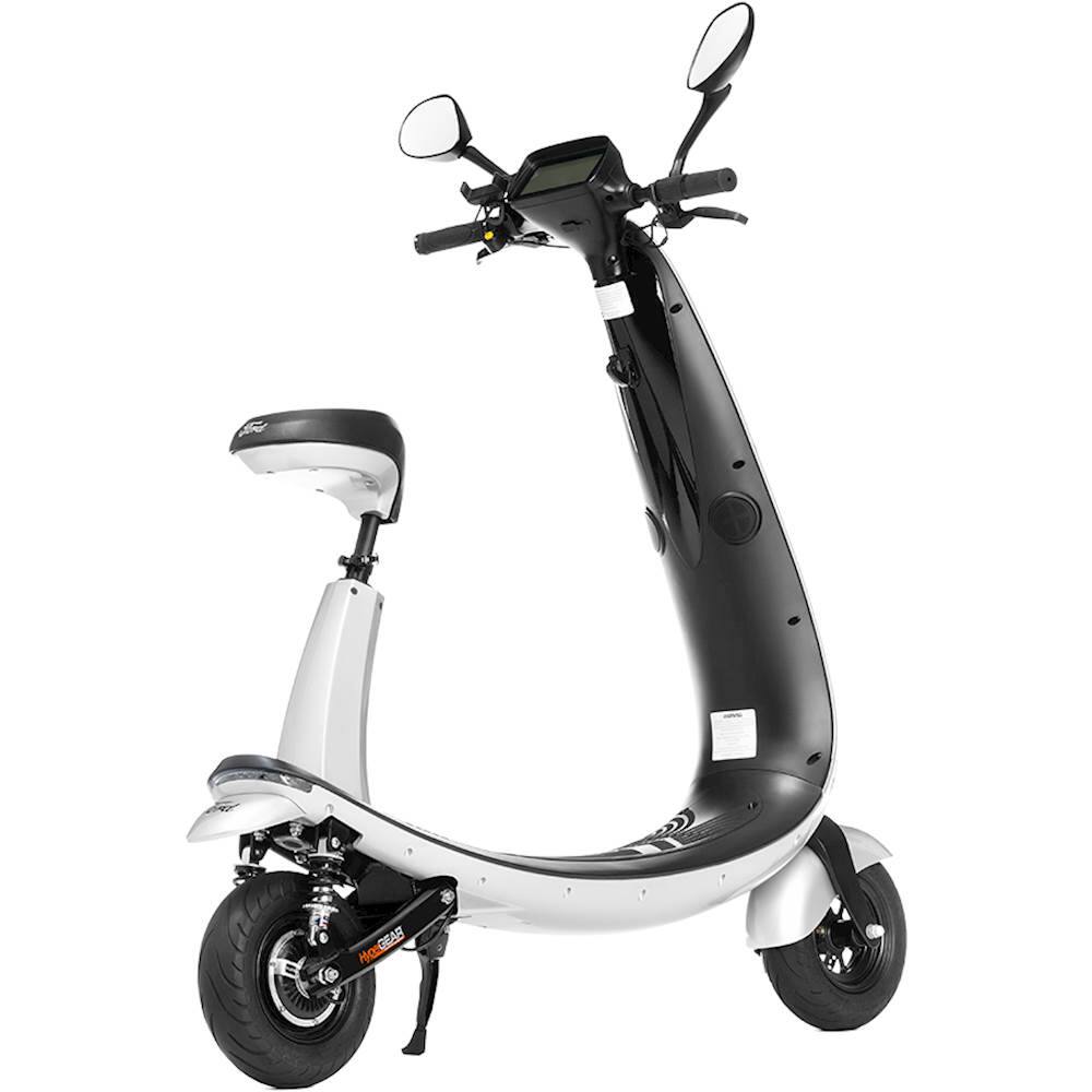 Best Buy: Ford OjO Seated Electric Scooter Black/RS Silver 208RSSIL