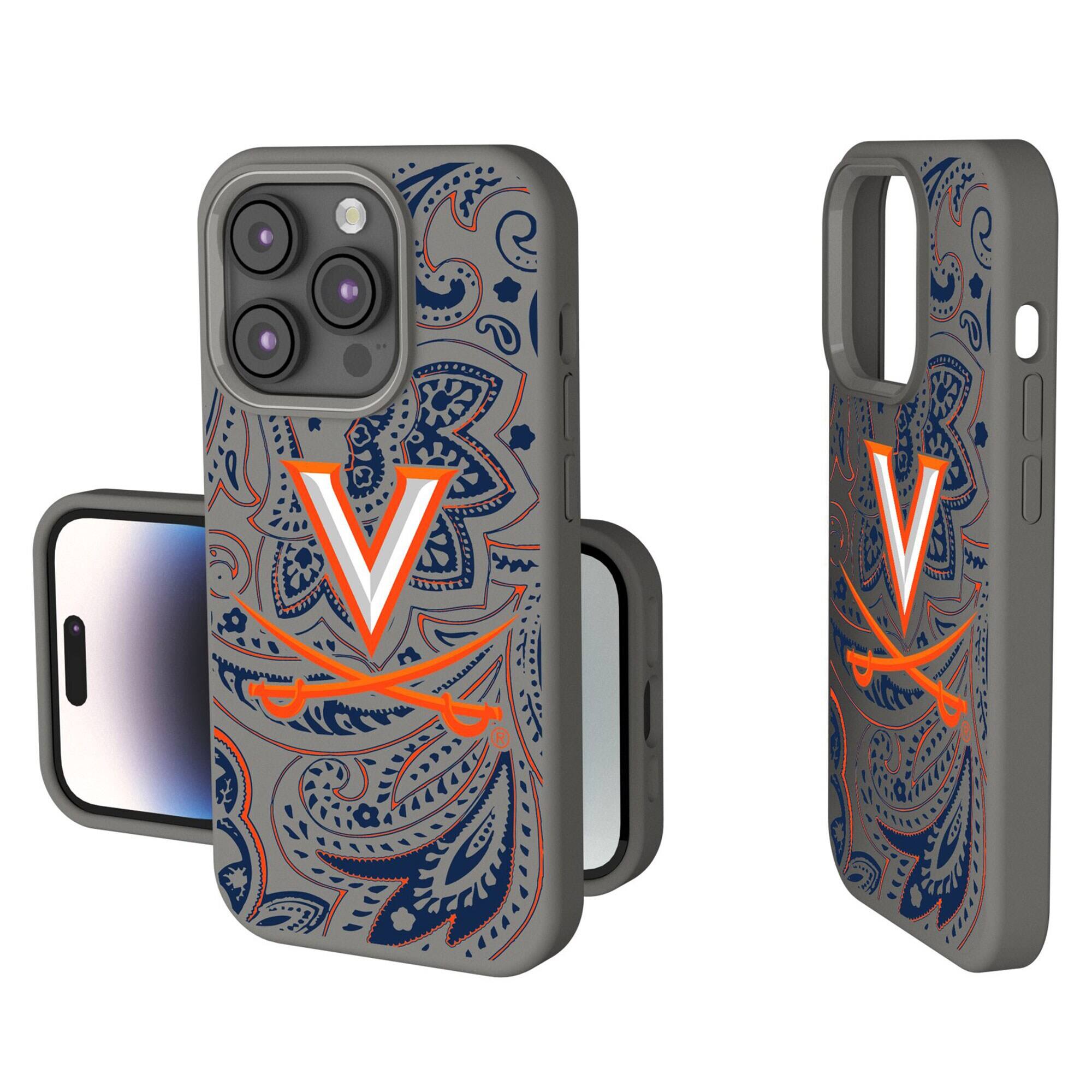 Keyscaper NCAA Virginia Cavaliers Paisley iPhone Soft Touch Case 15 Pro ...