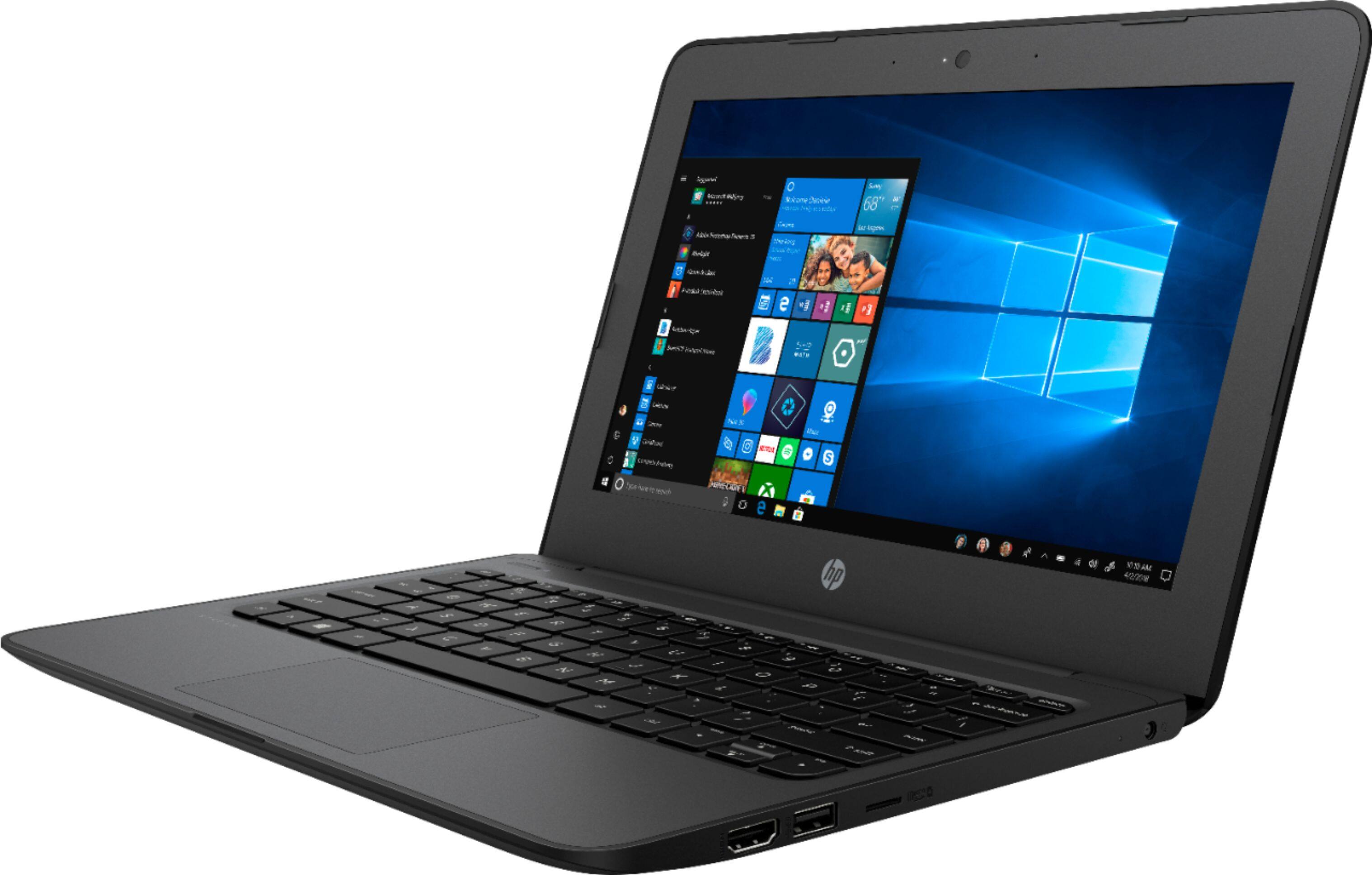 Best Buy: HP Stream 11.6" Laptop Intel Celeron 4GB Memory 32GB eMMC Flash Memory Textured Linear ...
