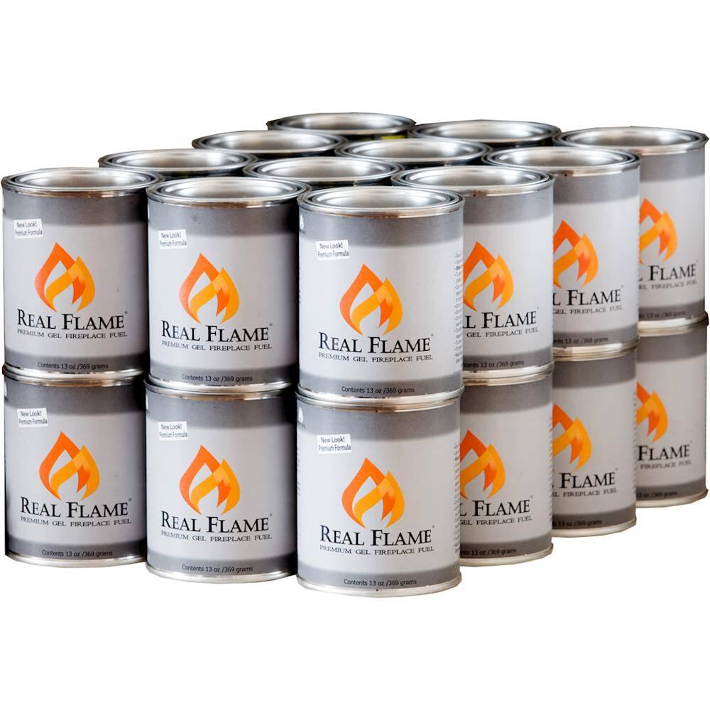Best Buy: Real Flame Gel Fuel (24-Pack) Silver 2101