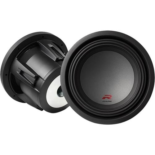 Best Buy: Alpine R-Series 10" Single-Voice-Coil 4+4-Ohm Subwoofer Black ...