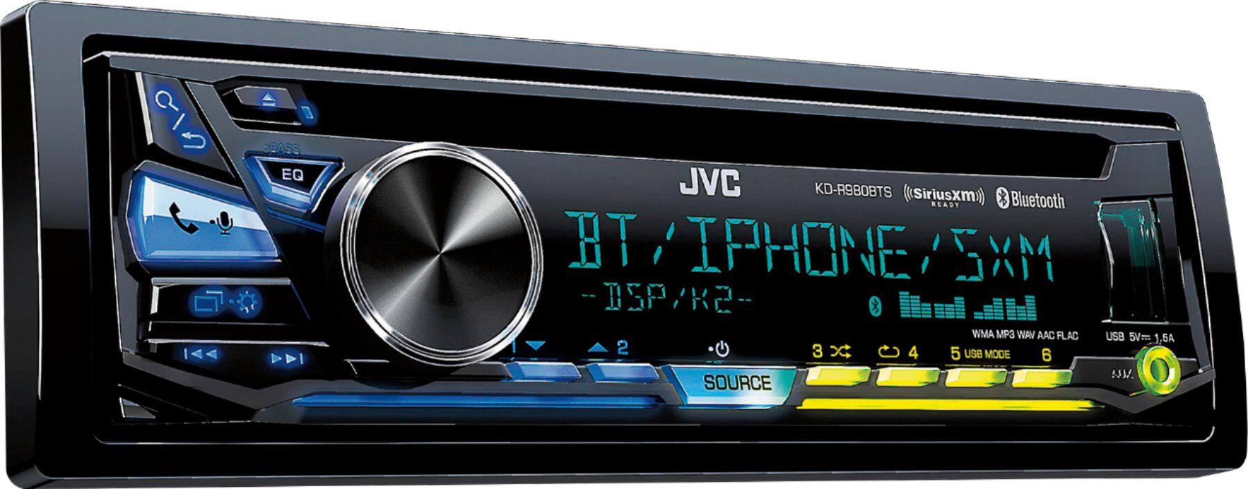 Best Buy: JVC Geek Squad Certified Refurbished In-Dash CD/DM Receiver ...