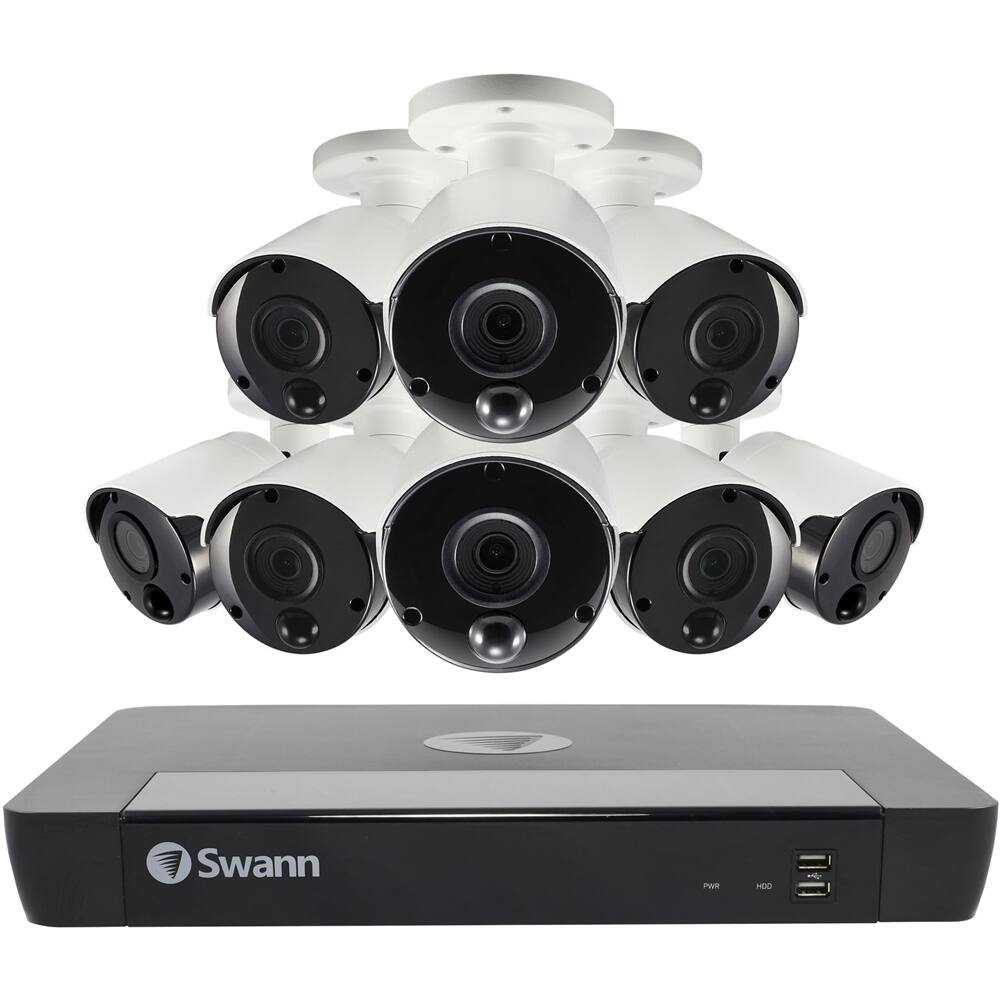 Best Buy: Swann 7580 16-Channel, 8-Camera Indoor/Outdoor Wired 2TB NVR ...