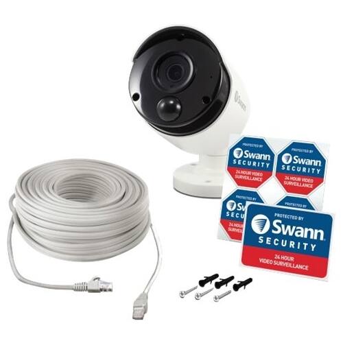 Best Buy: Swann Indoor/Outdoor Wired Network Surveillance Camera Black ...
