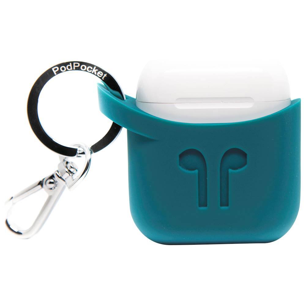 Best Buy: PodPocket Case for Apple AirPods Cosmos Teal 17667VRP