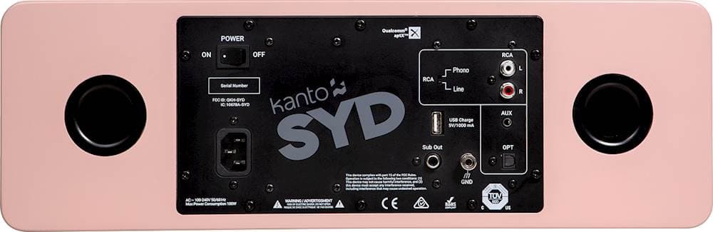 Best Buy: Kanto SYD Dual 4" 140W Powered Speaker (Each) Matte Pink SYDMPI
