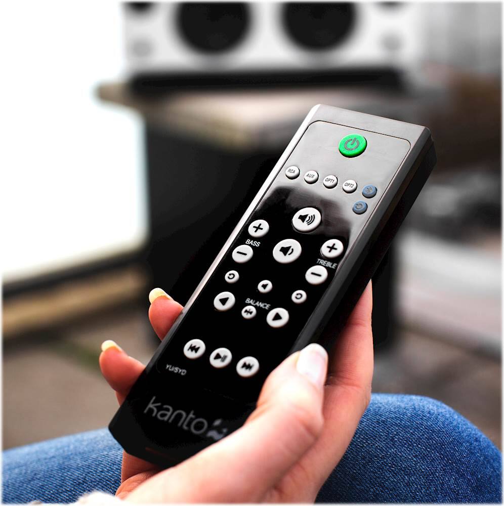 Best Buy: Kanto SYD Dual 4" 140W Powered Speaker (Each) Matte Off-White ...