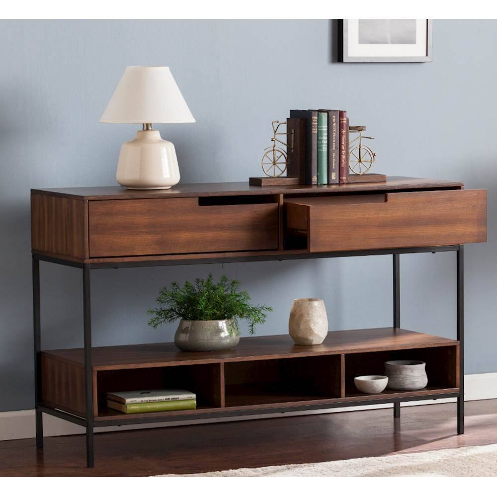 Best Buy: SEI Everett Console Table Dark Tobacco CM5071