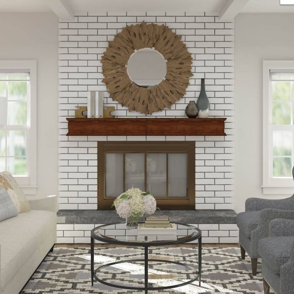 Questions and Answers: SEI Furniture Abshire Fireplace Mantel Shelf ...