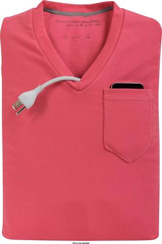 Best Buy: Computer Apparel V-Neck Laptop Sleeve Pink CA-VN15-PK