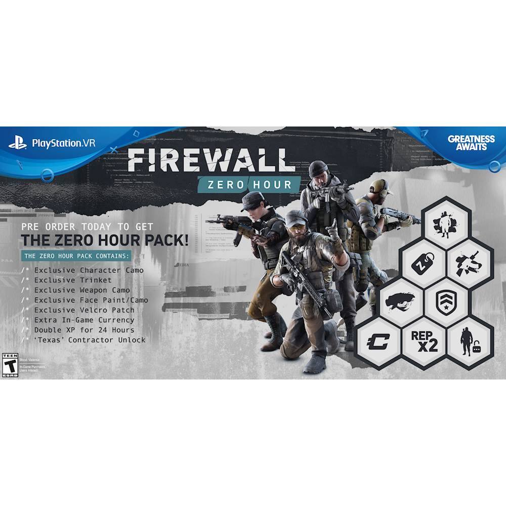 Firewall Zero Hour Standard Edition PlayStation 4 3003291 - Best Buy