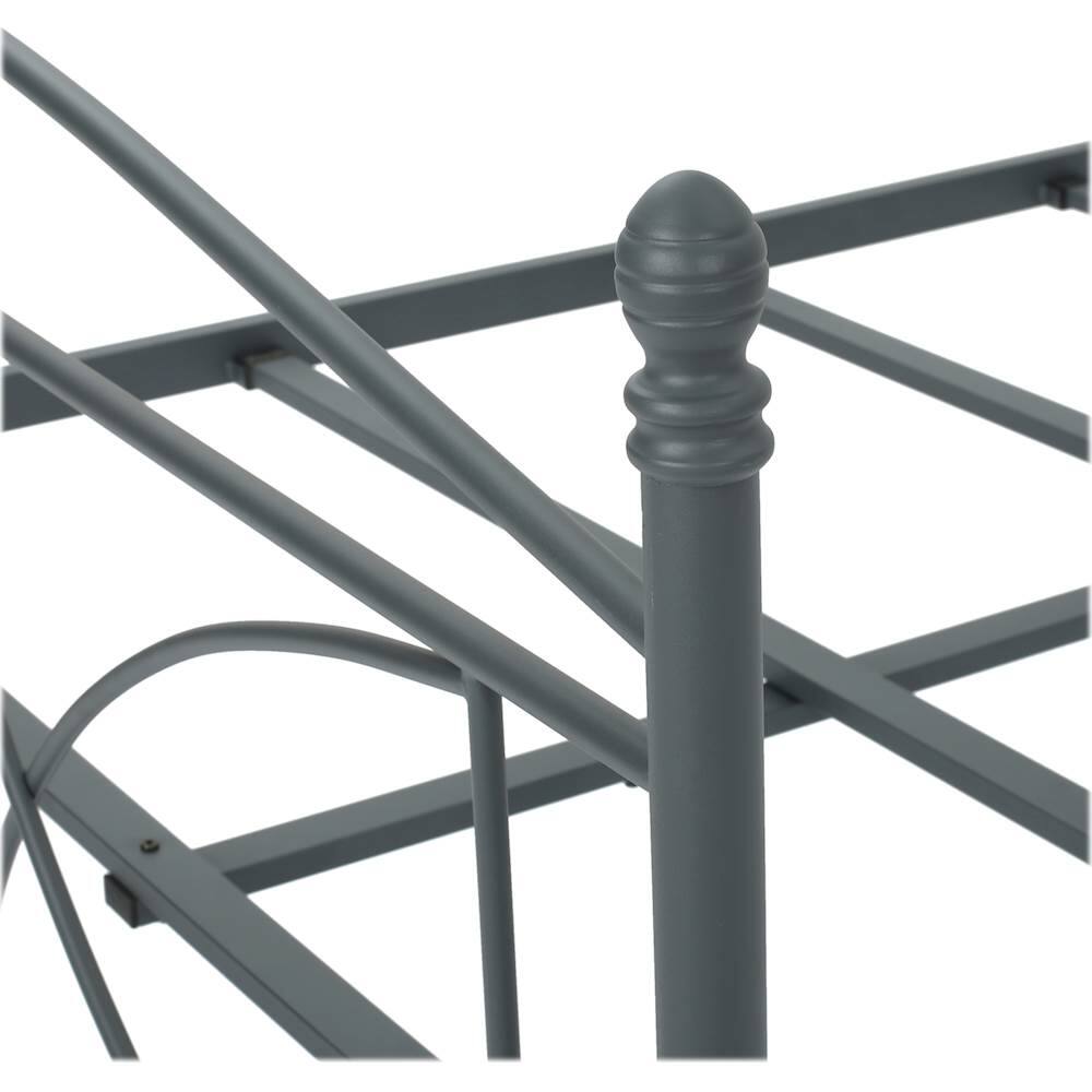 Best Buy: Noble House Grayson Queen Bed Matte Dark Gray 303219