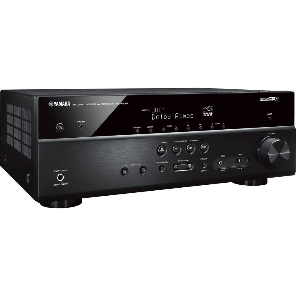 Best Buy: Yamaha 7.2-Ch. Bluetooth Capable 4K Ultra HD A/V Home Theater ...