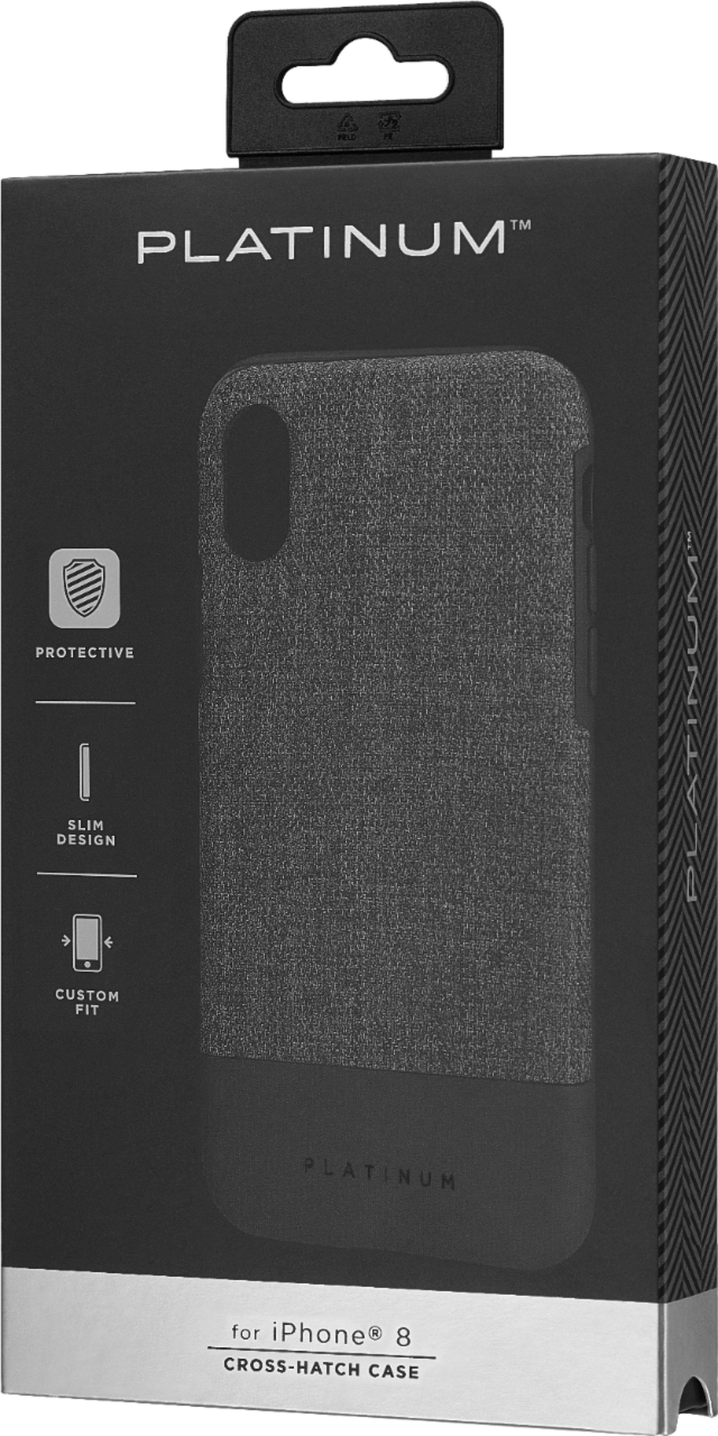 Customer Reviews: Platinum™ Crosshatch Case for Apple® iPhone® X and XS ...
