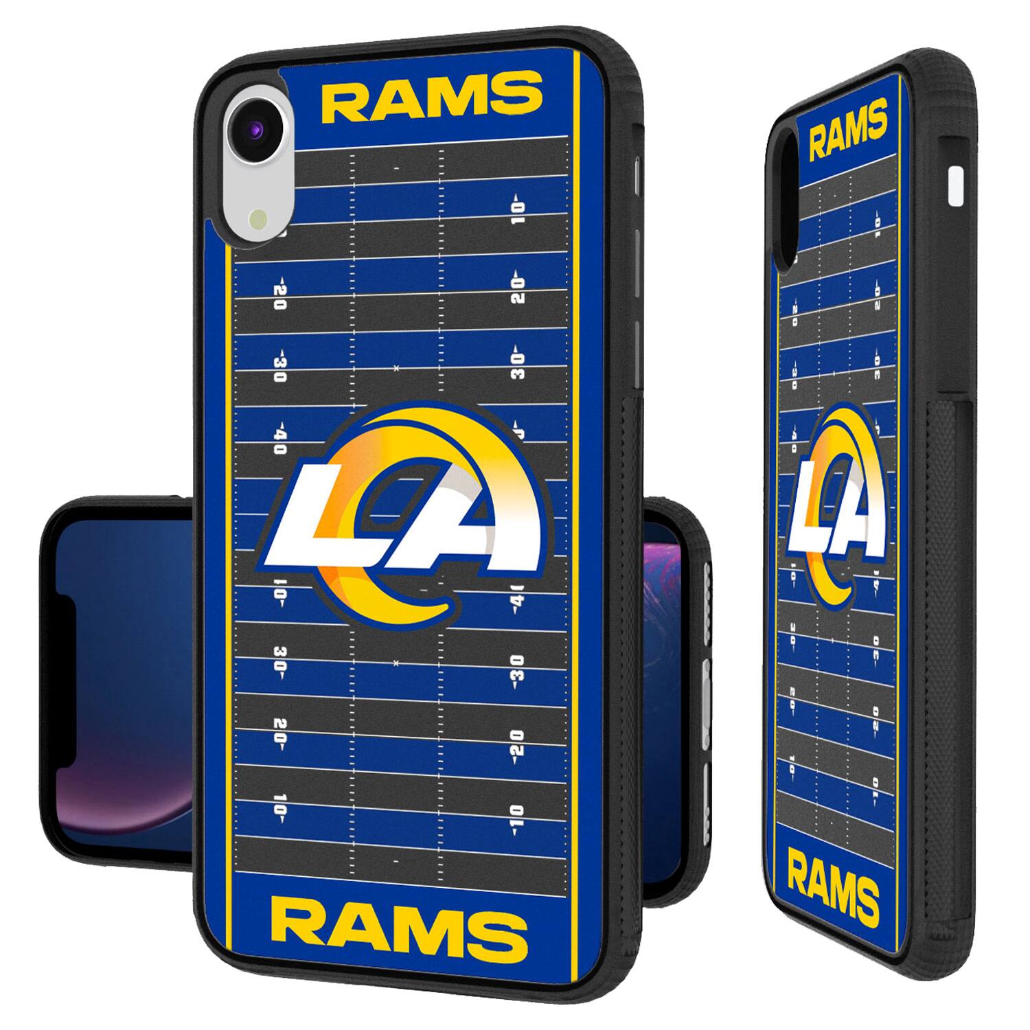 Keyscaper NFL Los Angeles Rams iPhone Bump Case with Field Design 15 ...