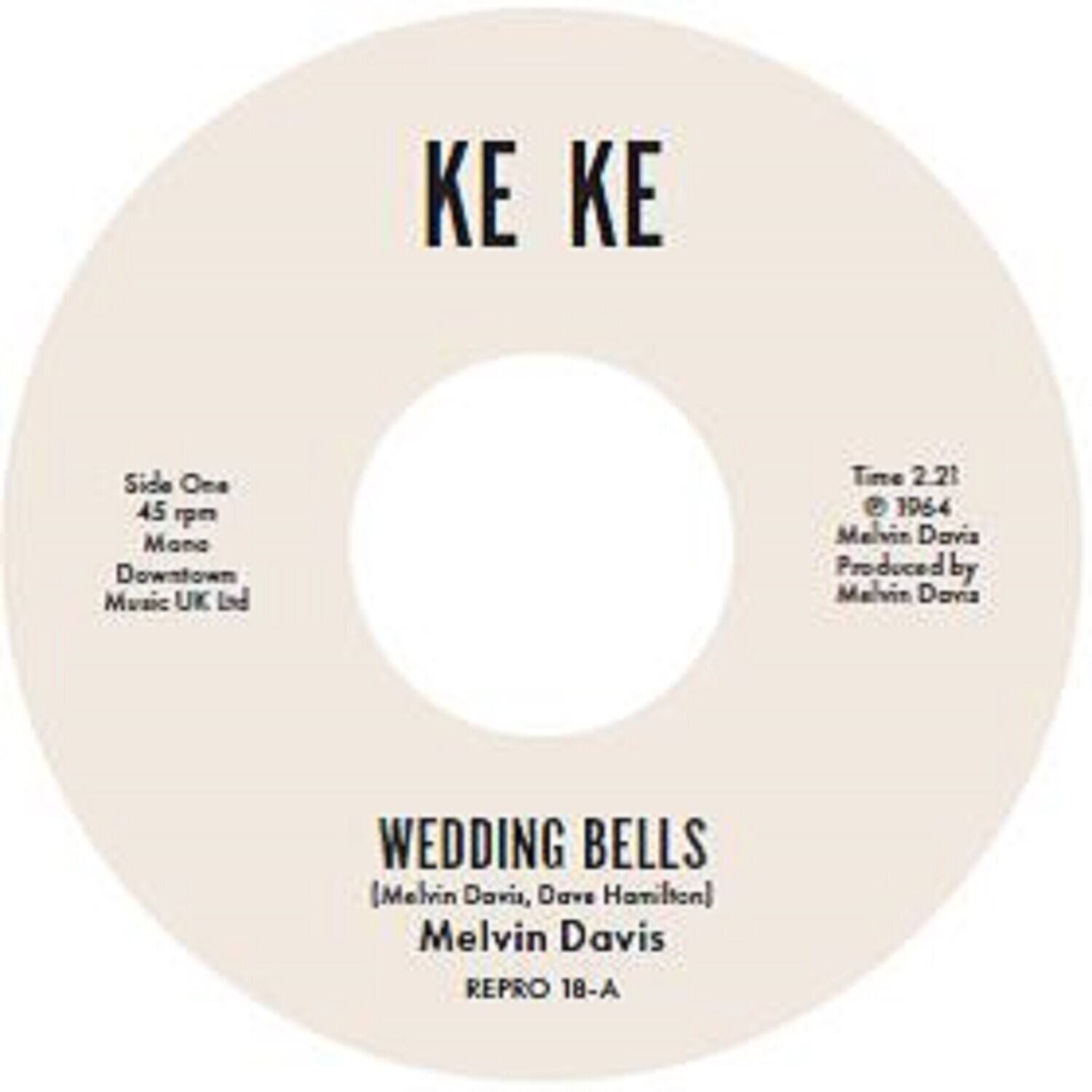 Melvin Davis Wedding Bells / It's No News 7 INCH SINGLE [7 inch Vinyl ...