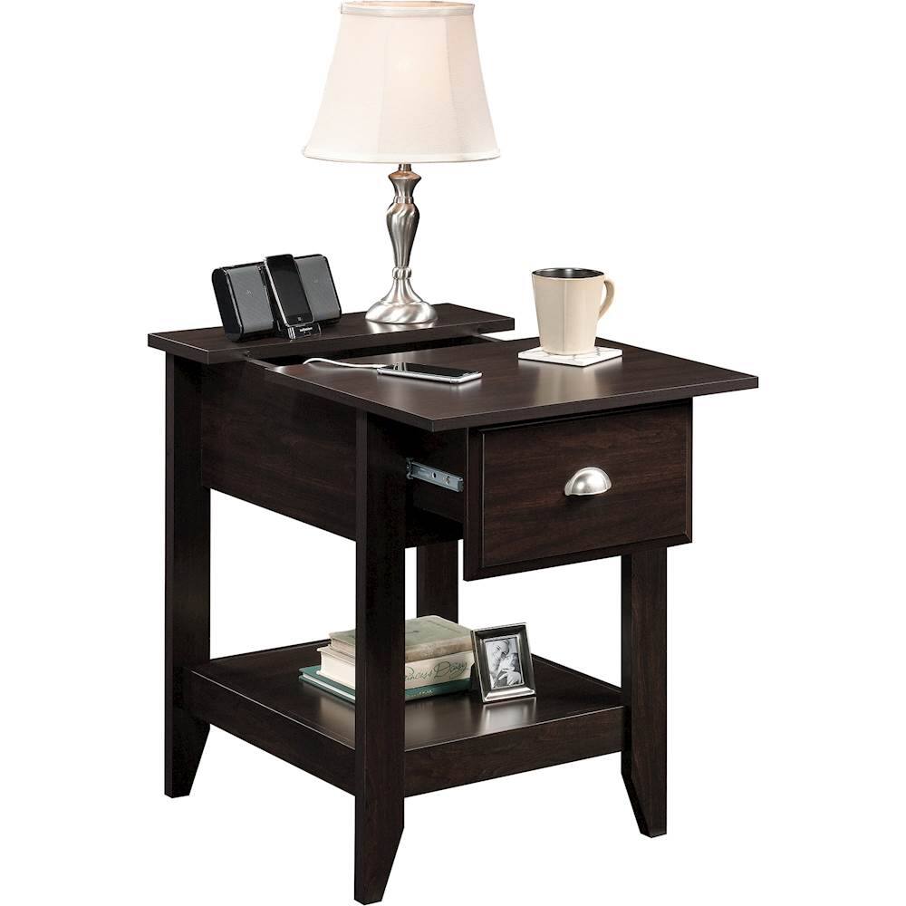 Best Buy: Sauder Shoal Creek Collection SmartCenter Side Table Jamocha ...