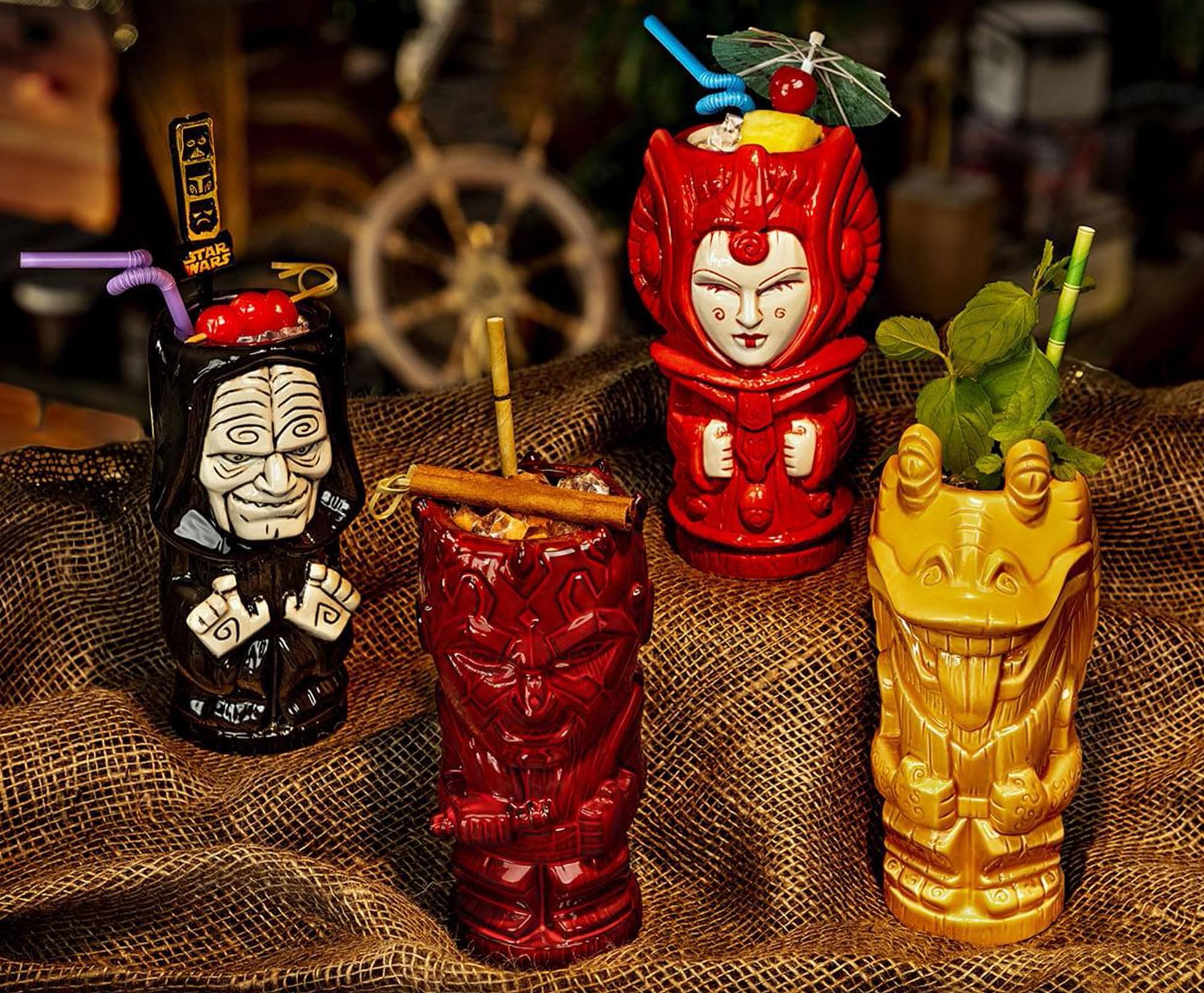 Geeki Tikis Star Wars Darth Maul Ceramic Mug | Holds 16 Ounces Red ...