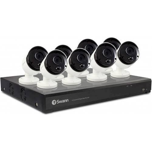 Best Buy: Swann 5580 16-Channel, 8-Camera Wired Indoor/Outdoor 4K Ultra ...