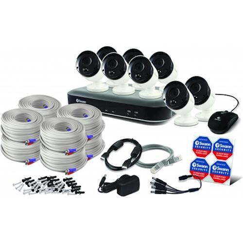 Best Buy: Swann 5580 8-Channel, 8-Camera Indoor/Outdoor Wired 4K 2TB ...