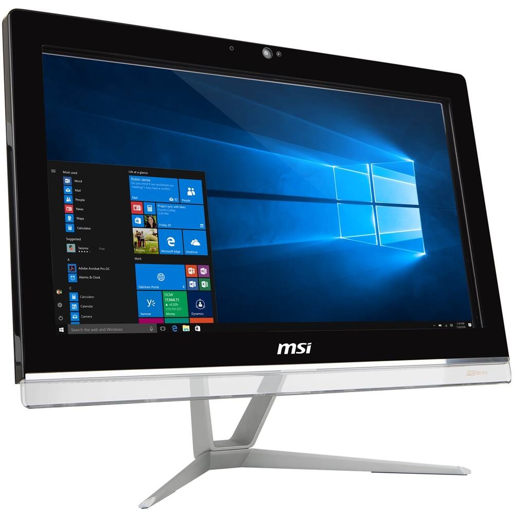 Best Buy: MSI Pro 20EX 8GL 19.5" All-In-One Intel Pentium Silver 4GB ...