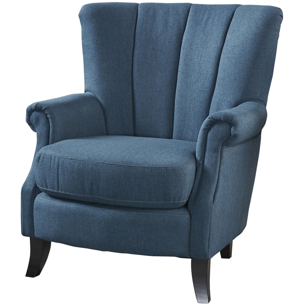 Best Buy: Noble House Winston Club Chair Navy Blue 301417