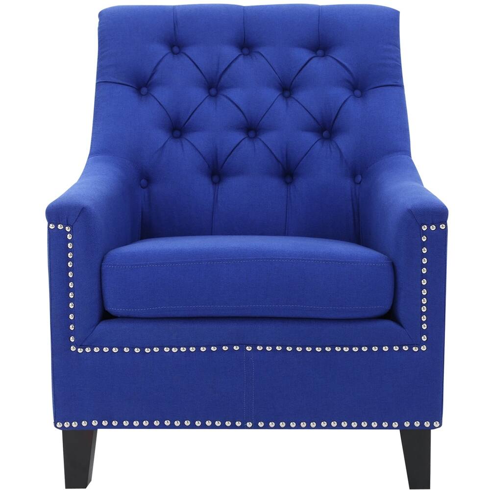 Best Buy: Noble House Everett Club Chair Blue 300043
