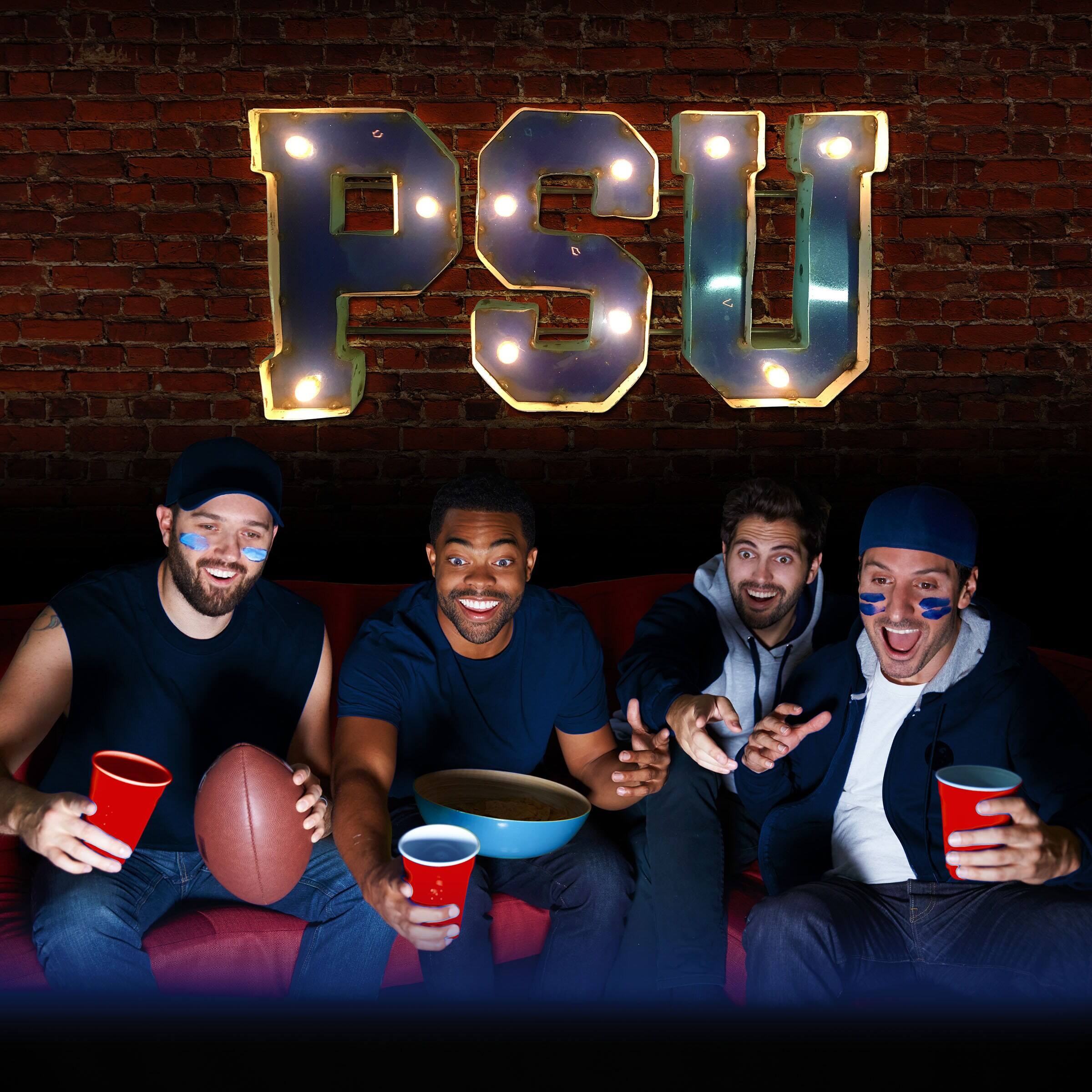 Imperial Penn State Nittany Lions Logo Lighted Recycled Metal Sign ...