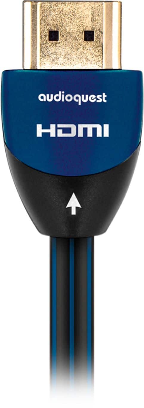 Best Buy: AudioQuest Ocean 25' 4K Ultra HD HDMI Cable Black/Blue Stripe ...