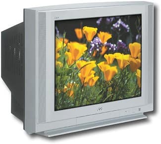 Best Buy: JVC 32" Flat-Tube Stereo TV Silver AV32WF35