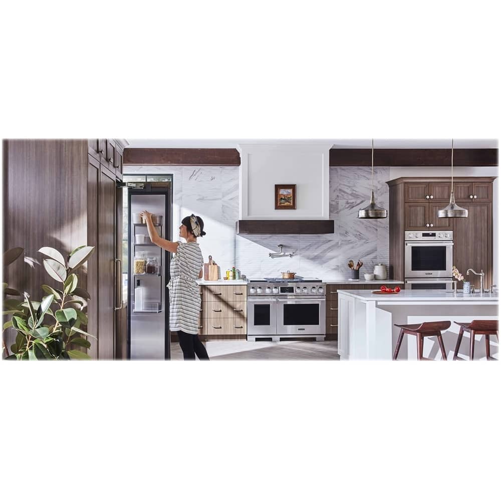 Best Buy: Signature Kitchen Suite Self-Cleaning Freestanding Double ...