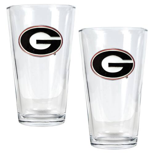 Great American Products Georgia Bulldogs 16oz. Pint Glass Set ...