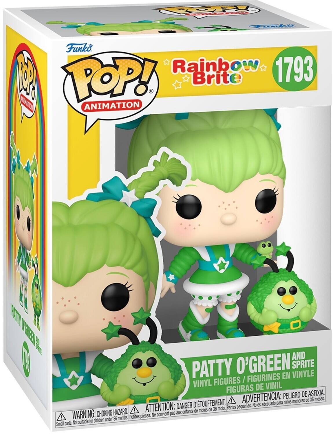 Funko POP & Buddy: Rainbow Brite Patty O'Green & Sprite Collectibles ...