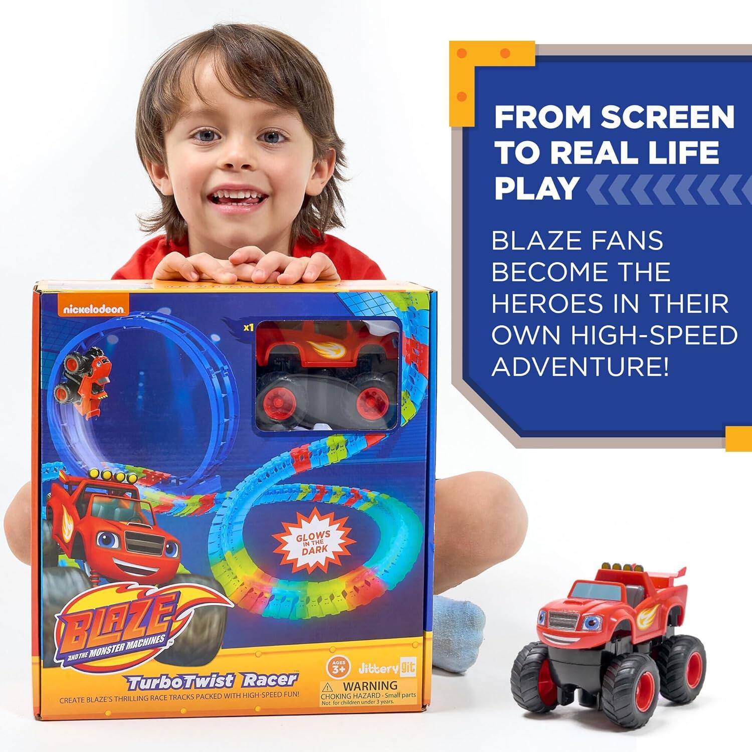 JitteryGit Nickelodeon Blaze and the Monster Machine Race Track 117 ...