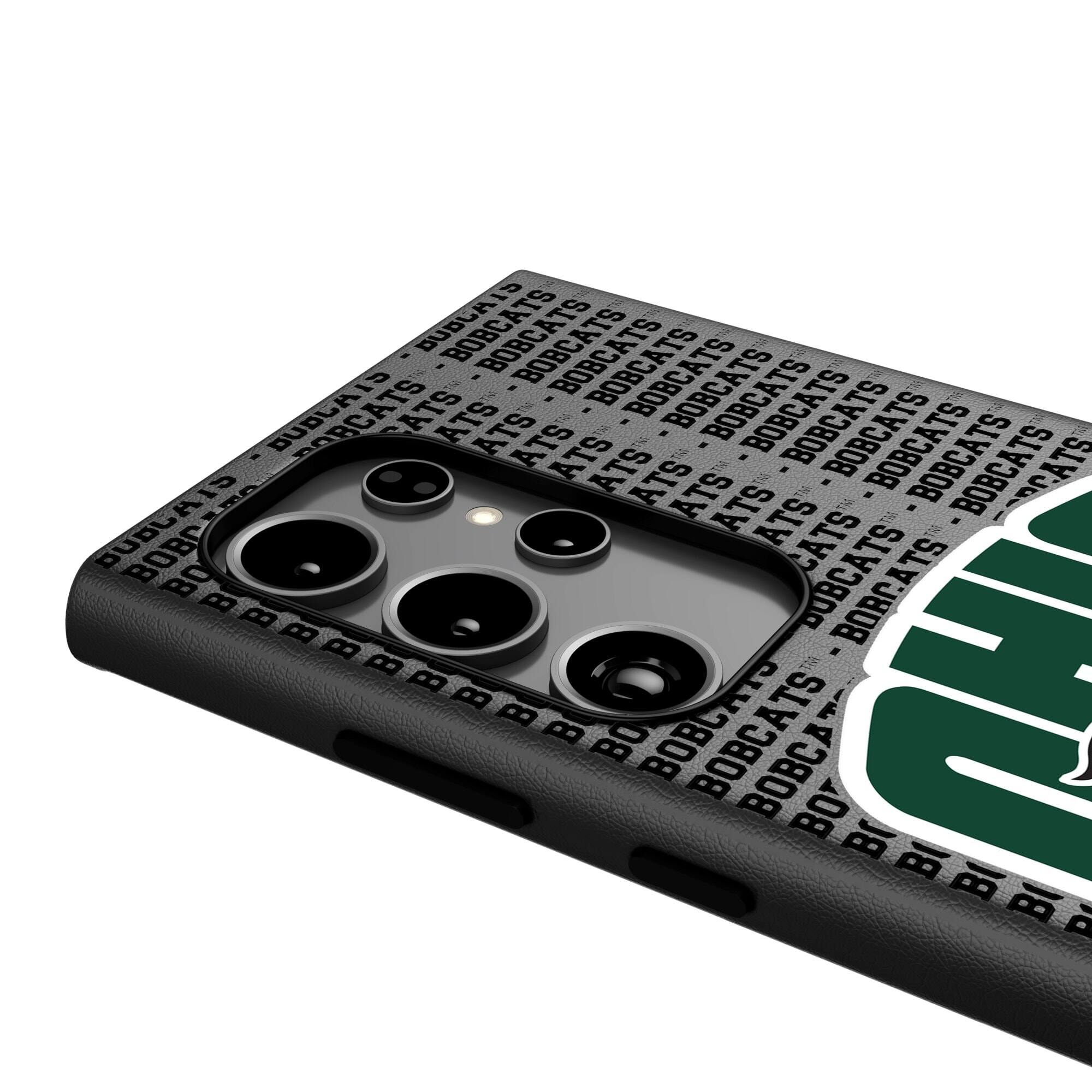 Keyscaper NCAA Ohio Bobcats Text Backdrop Galaxy Magnetic Bump Case S24 ...