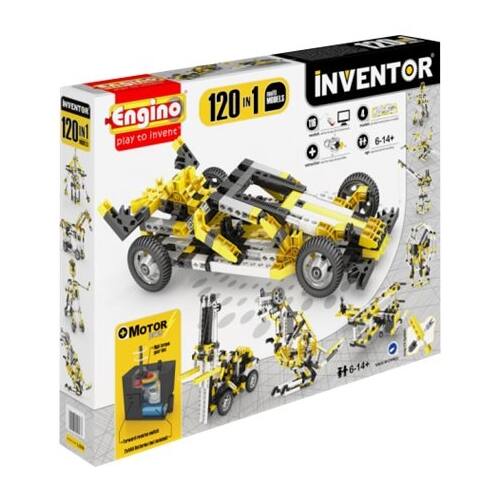 Best Buy: Engino Inventor Series Motorized Set Vibrant Yellow ENG-12030