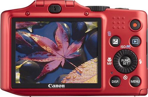Best Buy: Canon PowerShot SX160 IS 16.0-Megapixel Digital Camera Red ...