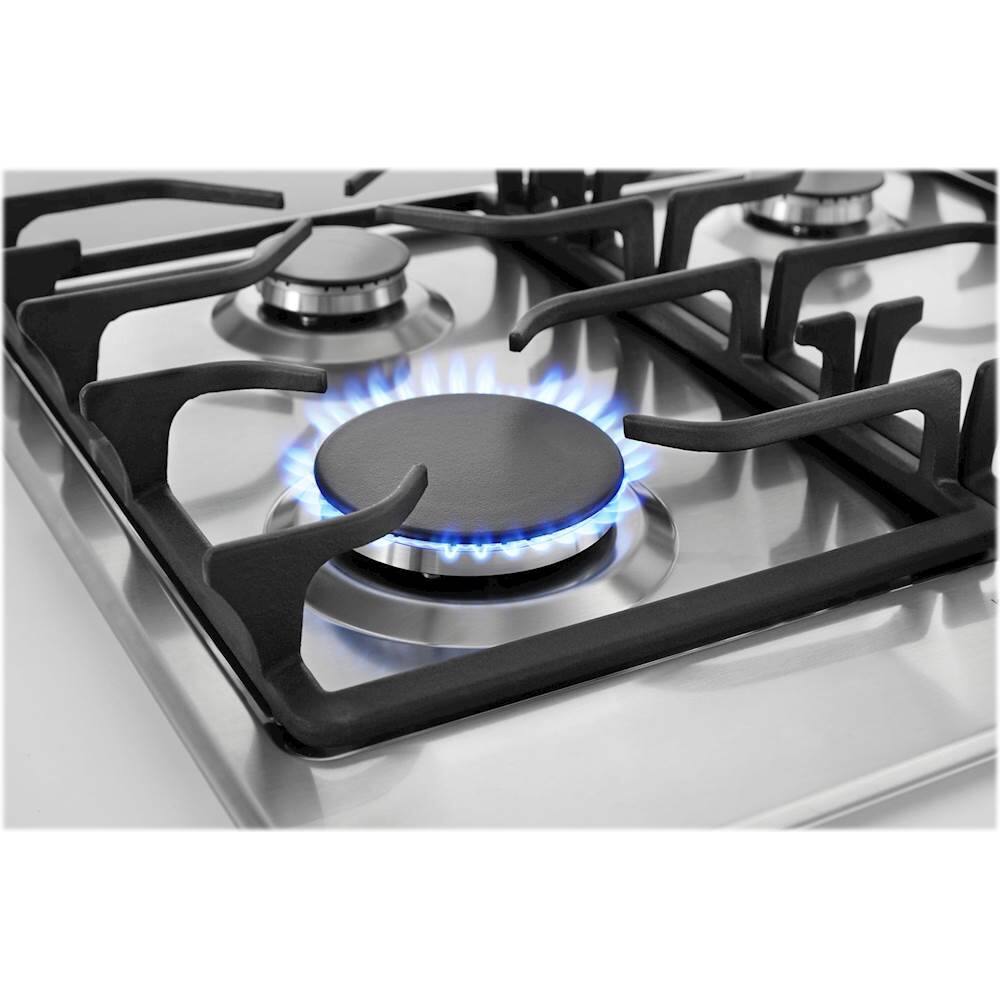 Whirlpool 24" Built In Gas Cooktop Stainless Steel WCG52424AS - Open ...