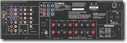 Best Buy: Yamaha 600W 6.1-Ch. A/V Home Theater Receiver Black HTR-5740