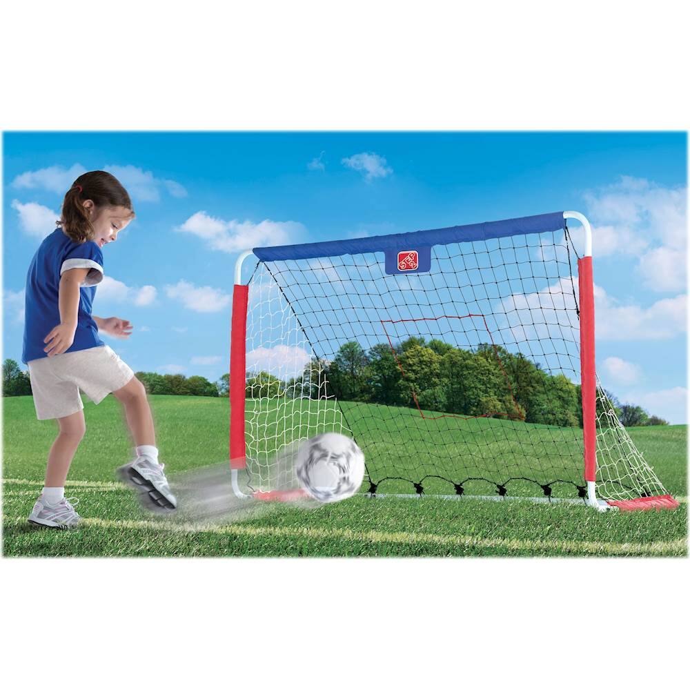 Customer Reviews: Step2 Kickback Soccer Goal & Pitch Back Red 715199 ...