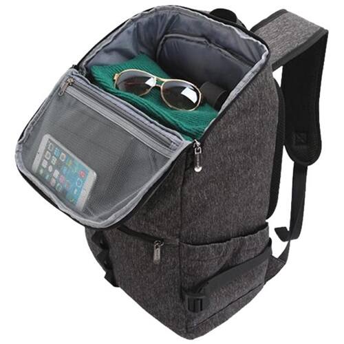 Best Buy: ECO STYLE Backpack for 15.6" Laptop Heather Dark Gray EURL-BP15