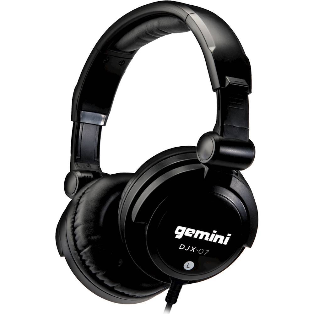 Best Buy: Gemini Professional DJ Headphones Black DJX07
