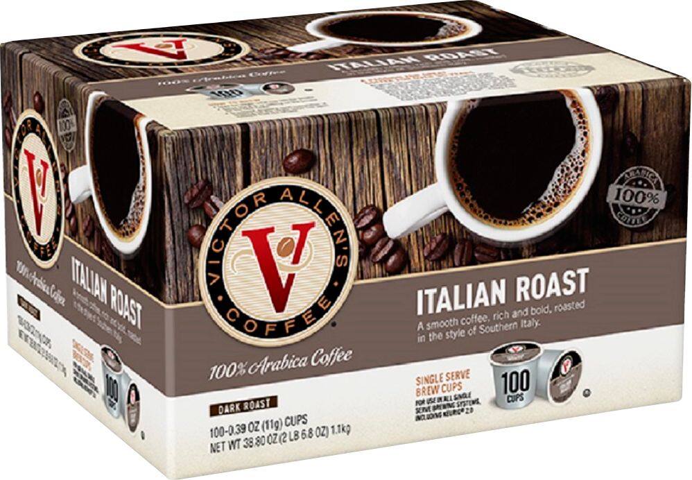 Best Buy: Victor Allen's Italian Roast Coffee Pods (100-Pack) FG016199