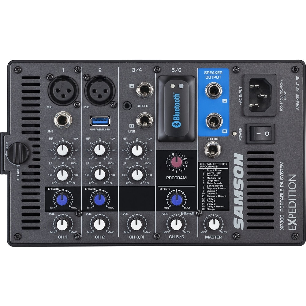 Best Buy: Samson Expedition 6" 300W 2-Way PA Speakers Black SAXP300B