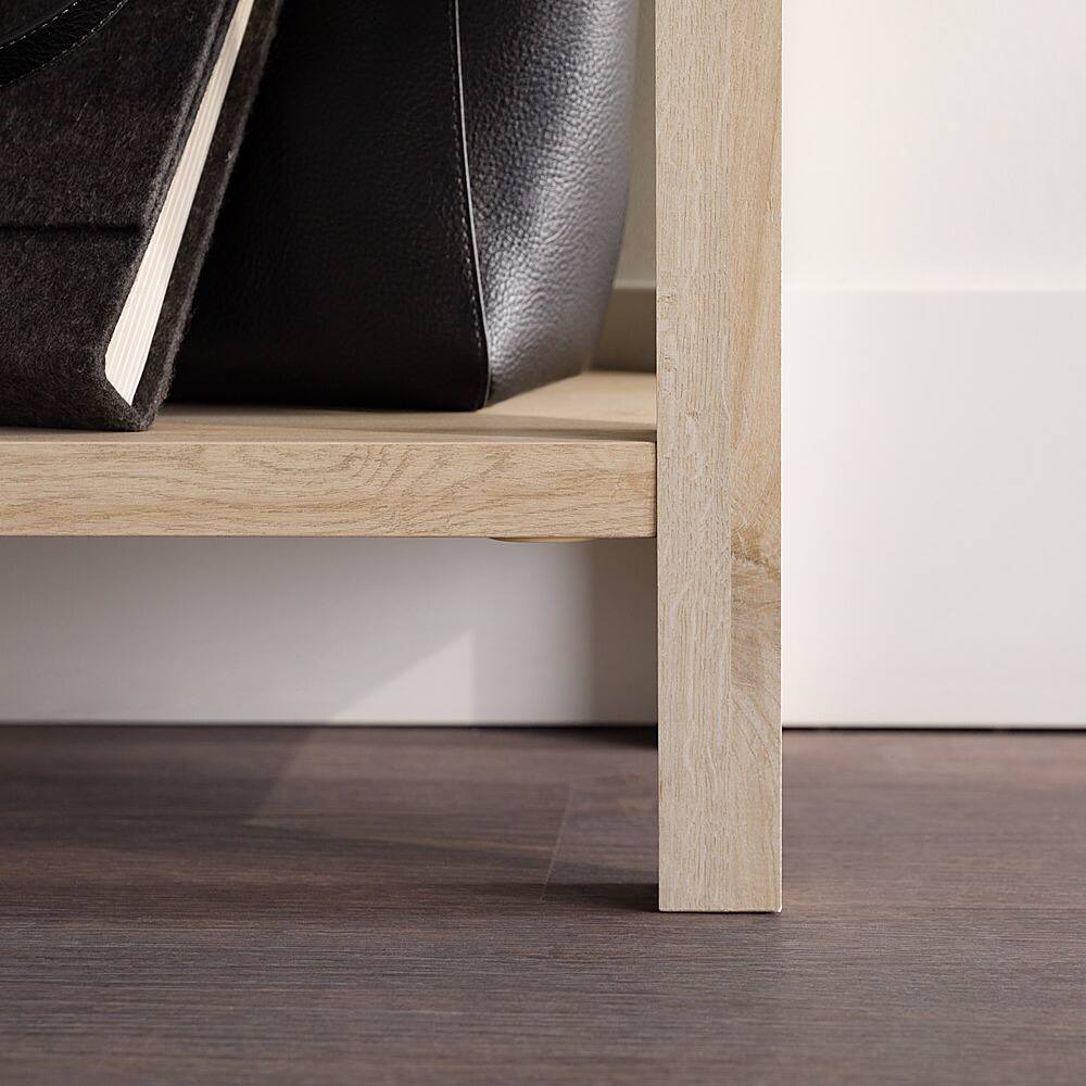 Best Buy: Walker Edison 46" Rustic Farmhouse Entryway Table White Oak ...