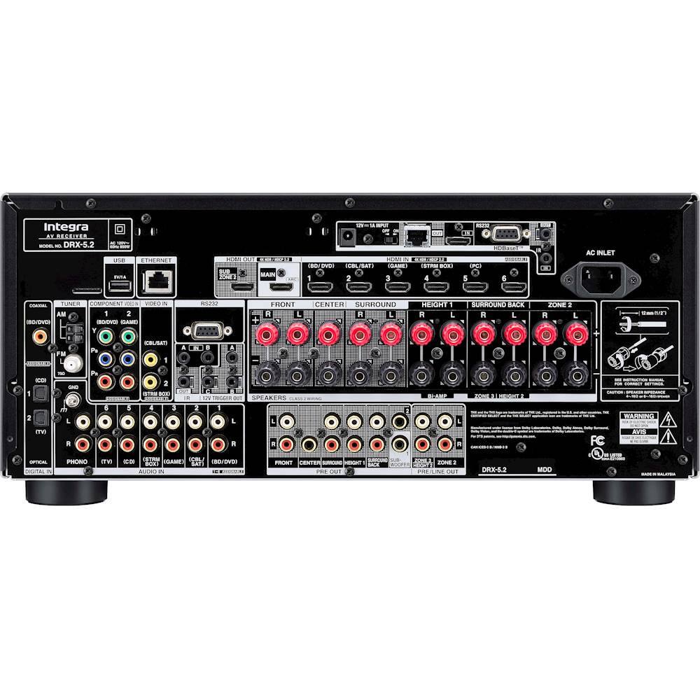 Best Buy: Integra 1080W 9.2-Ch. with Dolby Atmos 4K Ultra HD HDR ...